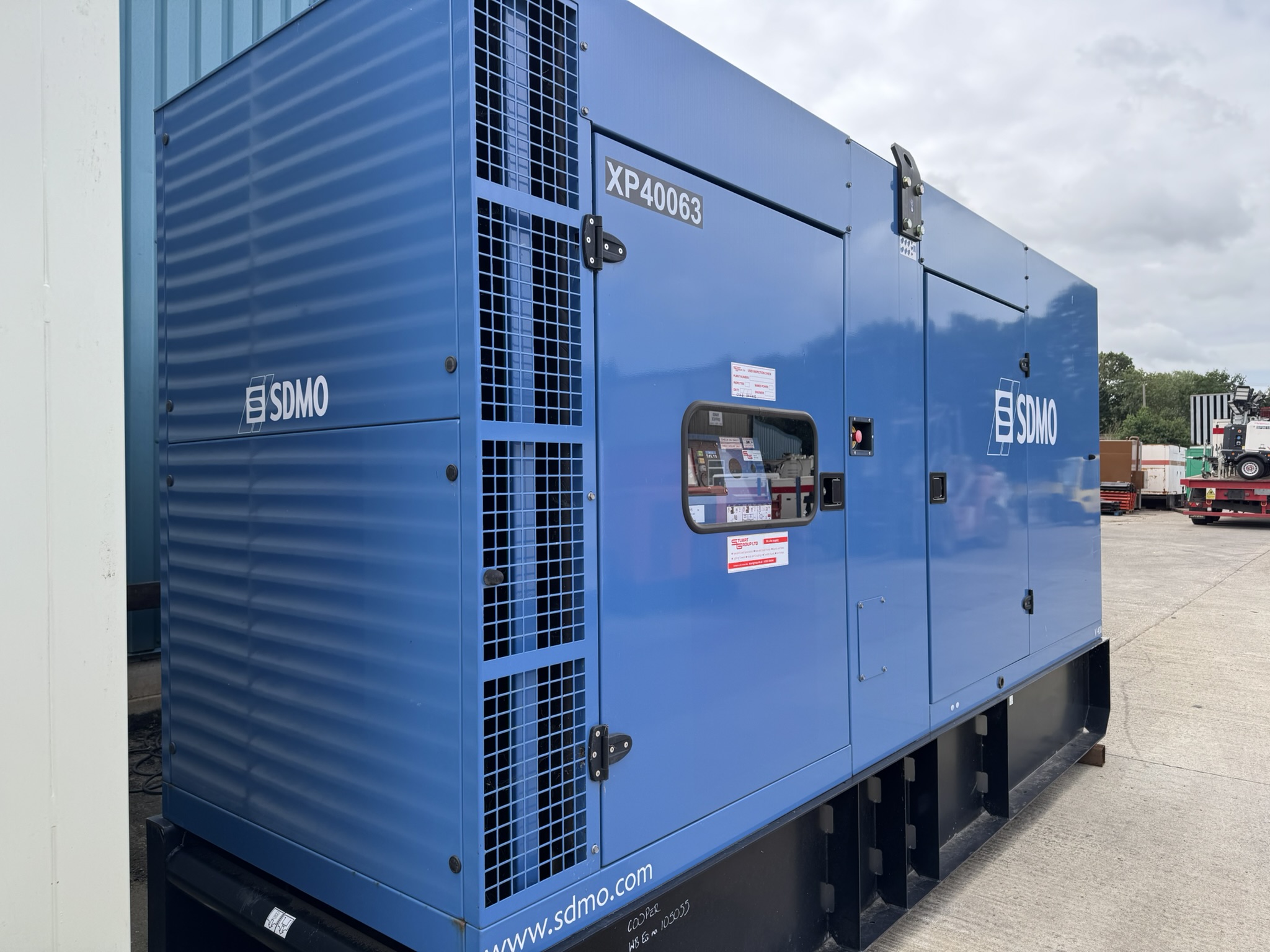 Sold Used SDMO Volvo 387kVA Diesel Generator | Stuart Group Ltd