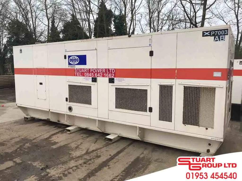 Sold FG Wilson 700kVA Diesel Generator - P7003 | Stuart Group Ltd