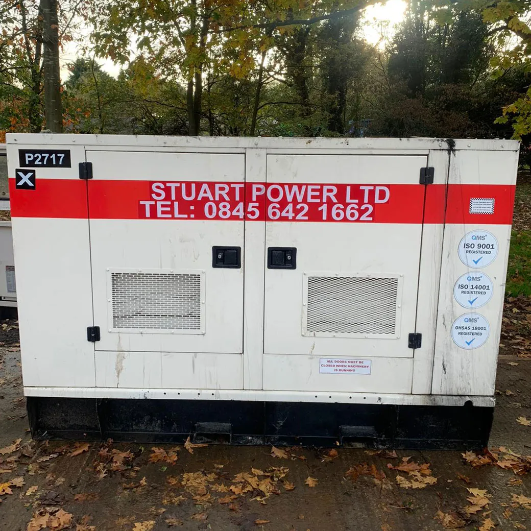 Sold Used FG Wilson 27kVA Diesel Generator | Stuart Group Ltd
