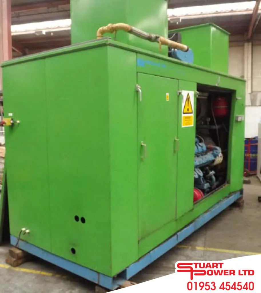 Sold Used MAN 180kVA Gas Generator - P1805 | Stuart Group Ltd