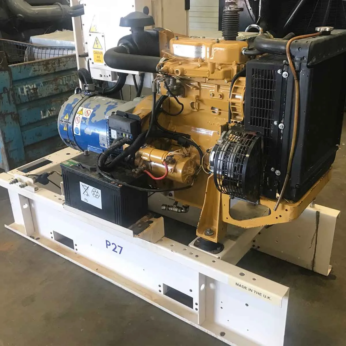 Sold Used FG Wilson 27kVA Diesel Generator | Stuart Group Ltd