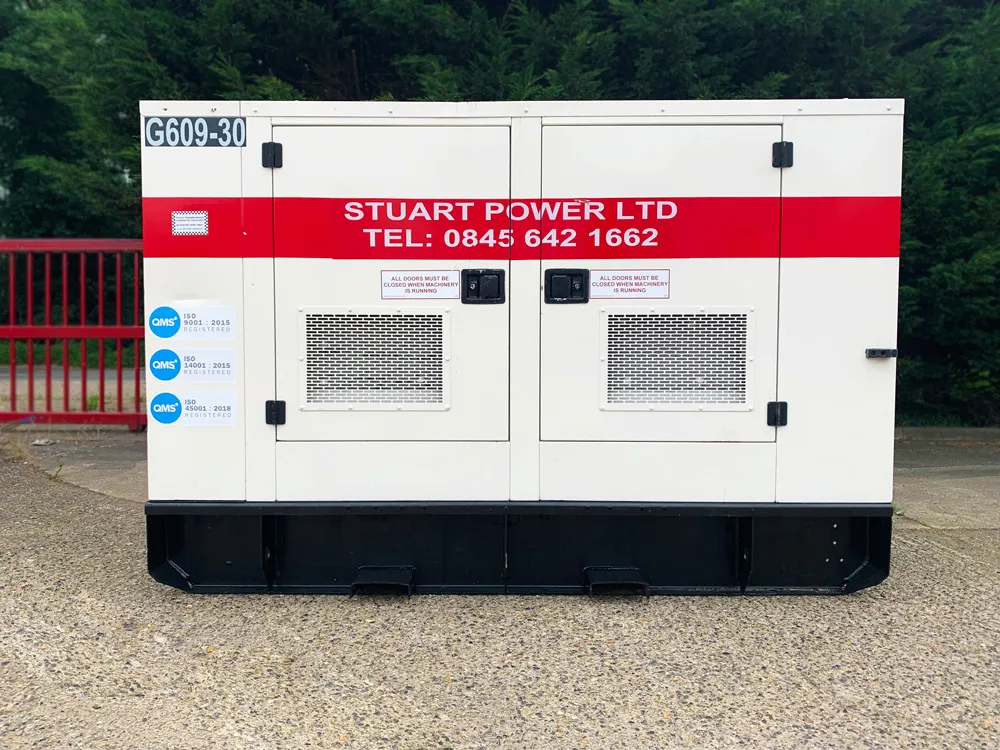 Sold Used FG Wilson 27kVA Diesel Generator | Stuart Group Ltd