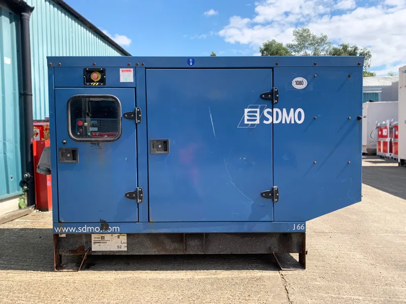 Sold Used SDMO 66kVA Diesel Generator | Stuart Group Ltd