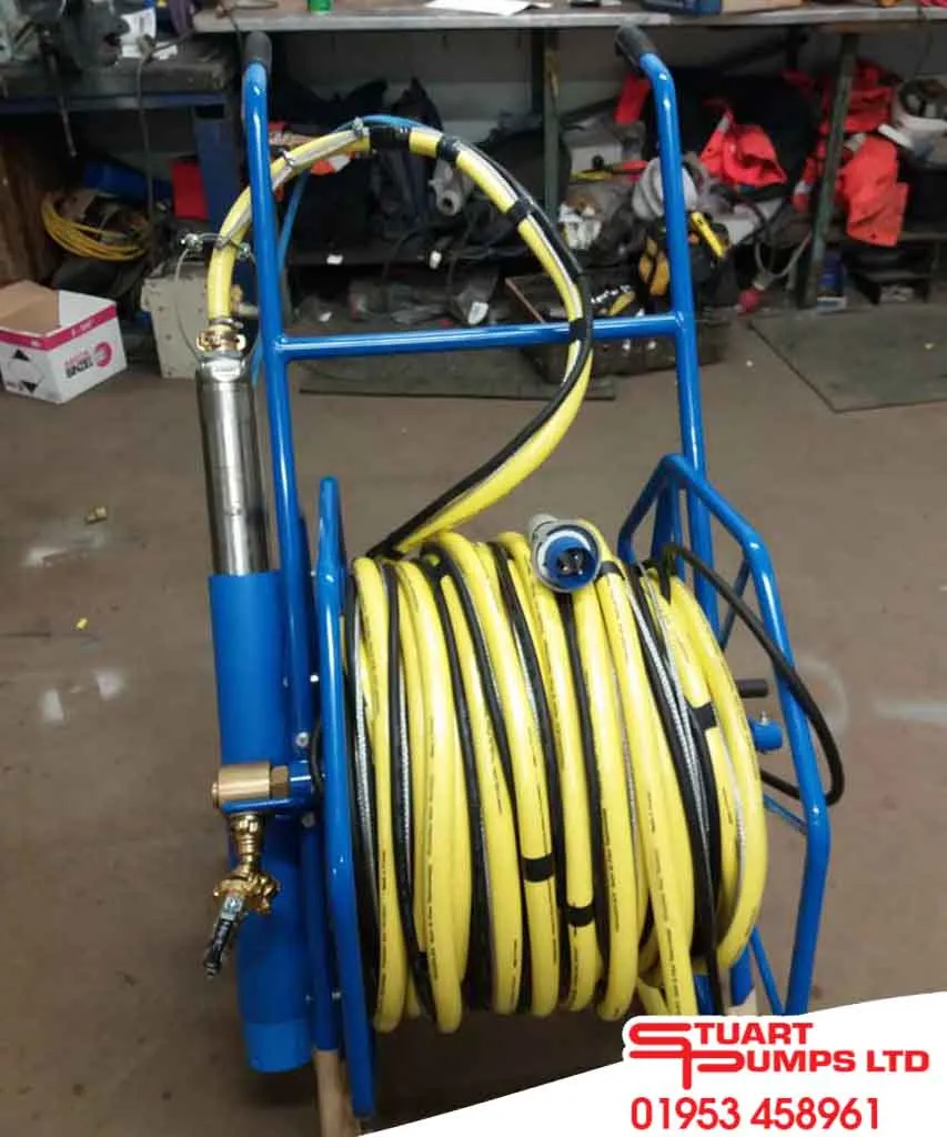 Sold Portable Submersible Pump & Hose Trolley For Sale | Stuart Pumps Ltd