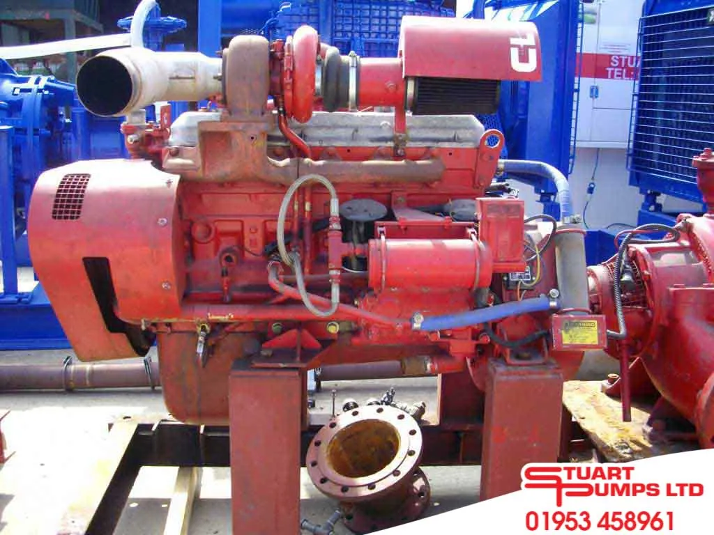 Used Armstrong 8x6x12.5MF split case fire pump | Stuart Pumps Ltd