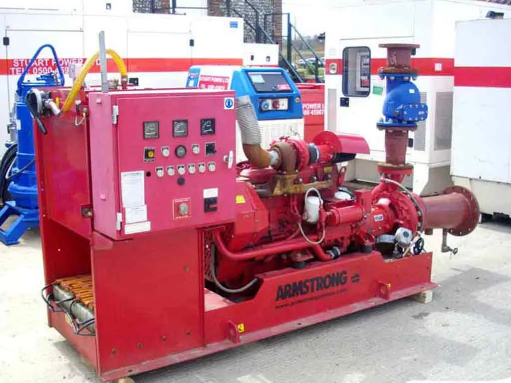 Used Armstrong 8x5x11.5 DLC fire pump | Stuart Pumps Ltd