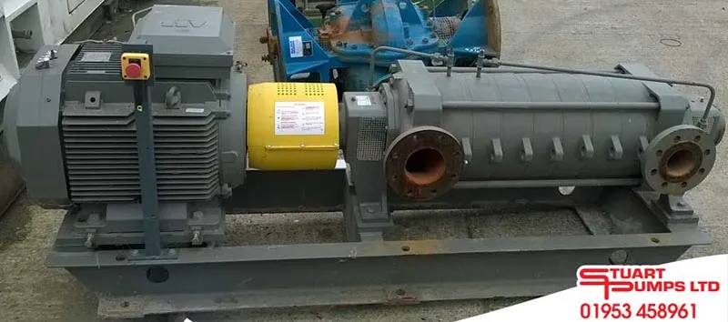 Used Flowserve 102NM8E Horizontal 8 Stage Multi-stage Pump for Sale ...