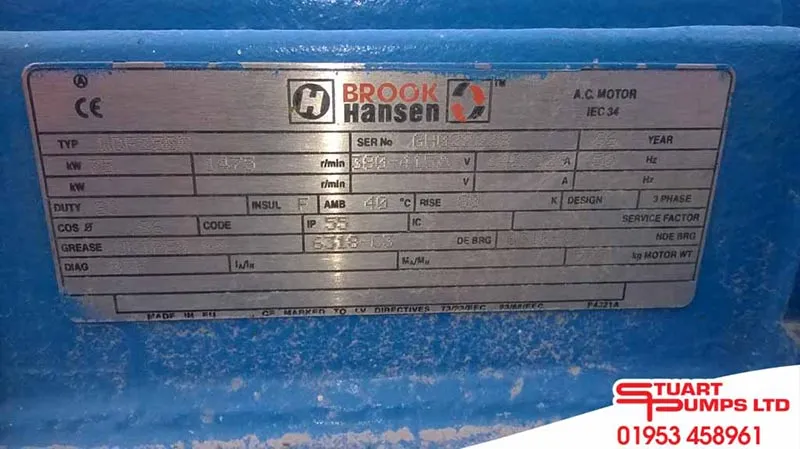 Used Weir SDC125/150 Split Case Pumps for Sale | Stuart Pumps Ltd