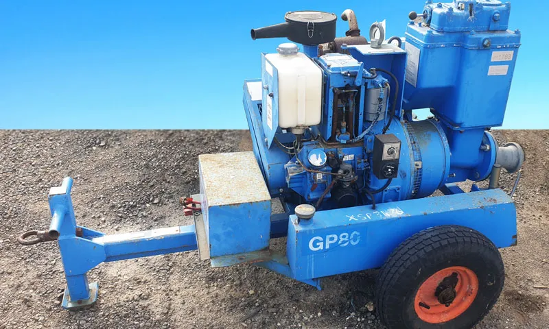 Sold Used Sykes GP80 Water Pump | Stuart Pumps Ltd