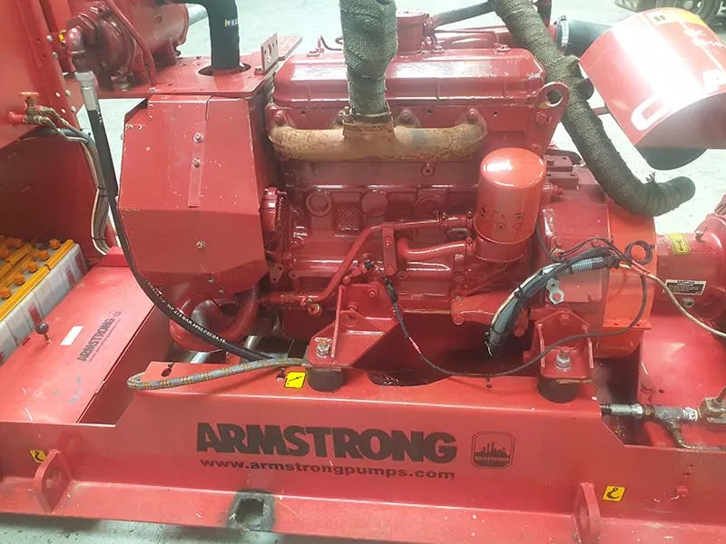 Used Armstrong 6x4x10 DLC LPCB approved fire pump | Stuart Pumps Ltd