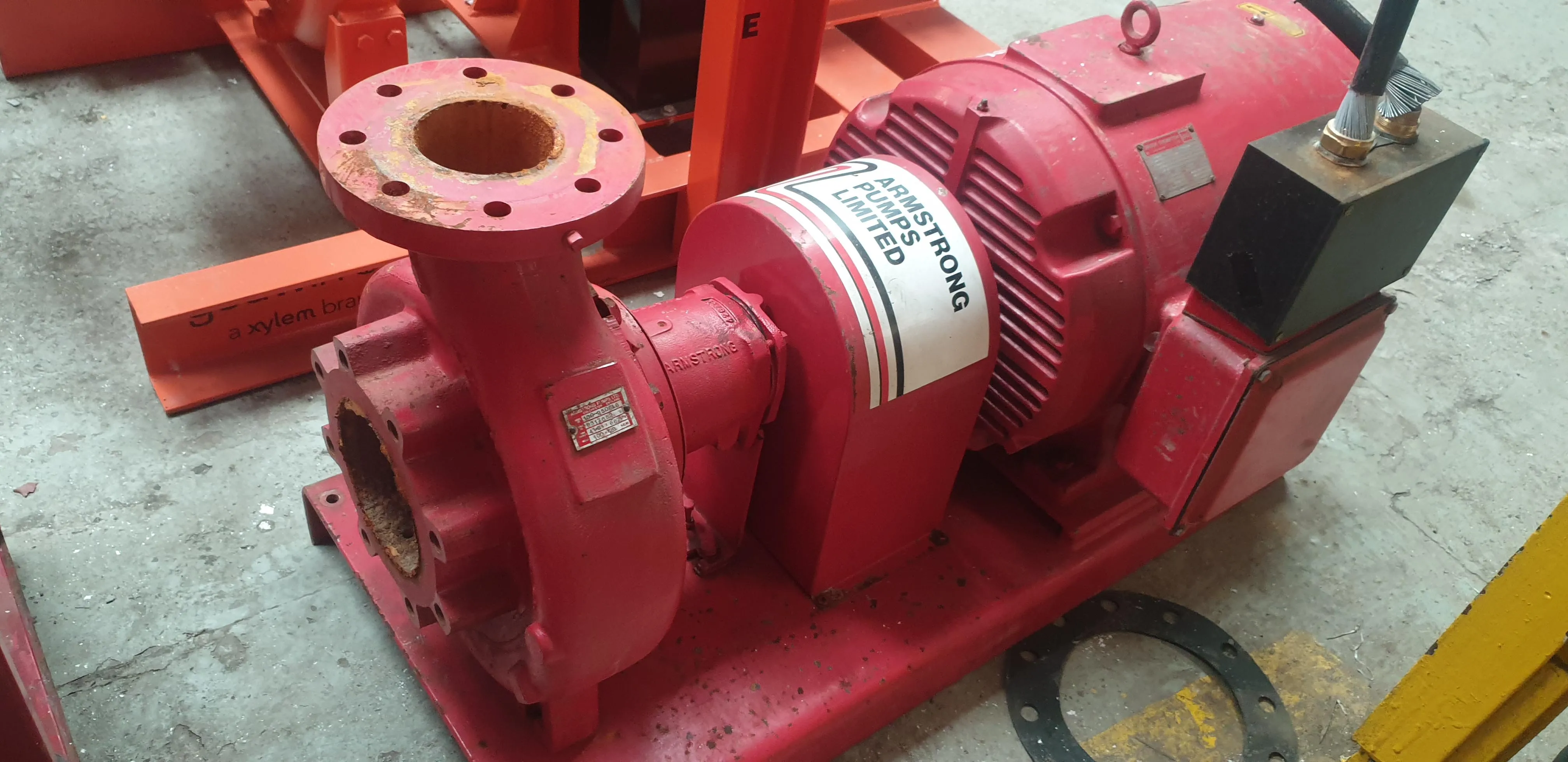 Used Armstrong 100-80DLC LCPB approved fire pump for Sale | Stuart ...