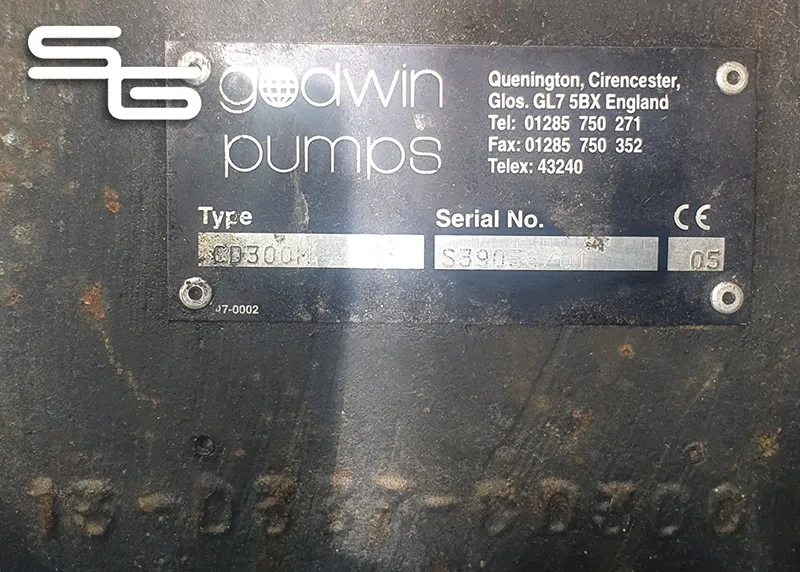 Used Godwin CD300M Water Pump | Stuart Group Ltd