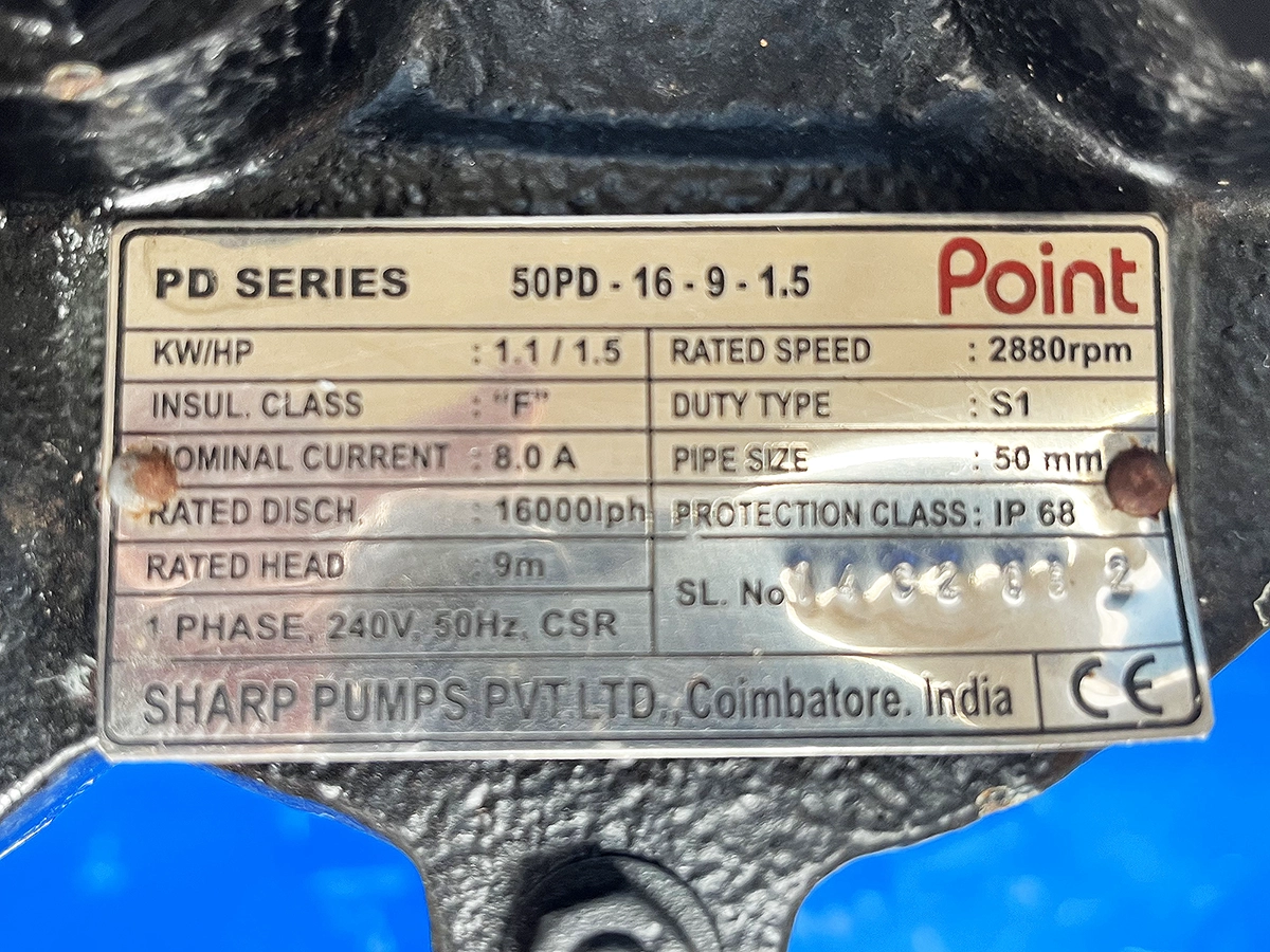 As New Point 50PD-16-9 Submersible Pump | Stuart Pumps Ltd