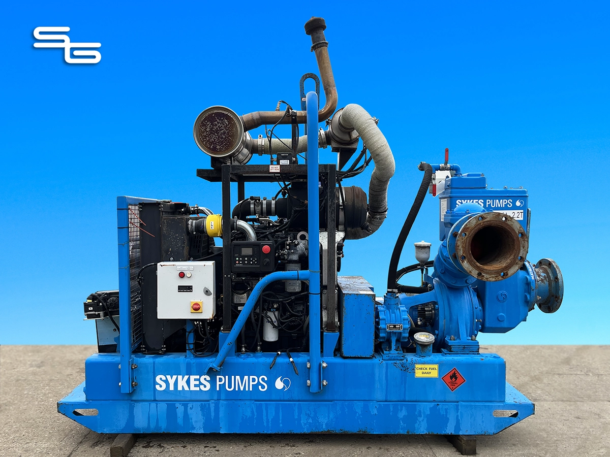Used Sykes GP200M Tier 5 8inch Pump | Stuart Pumps Ltd