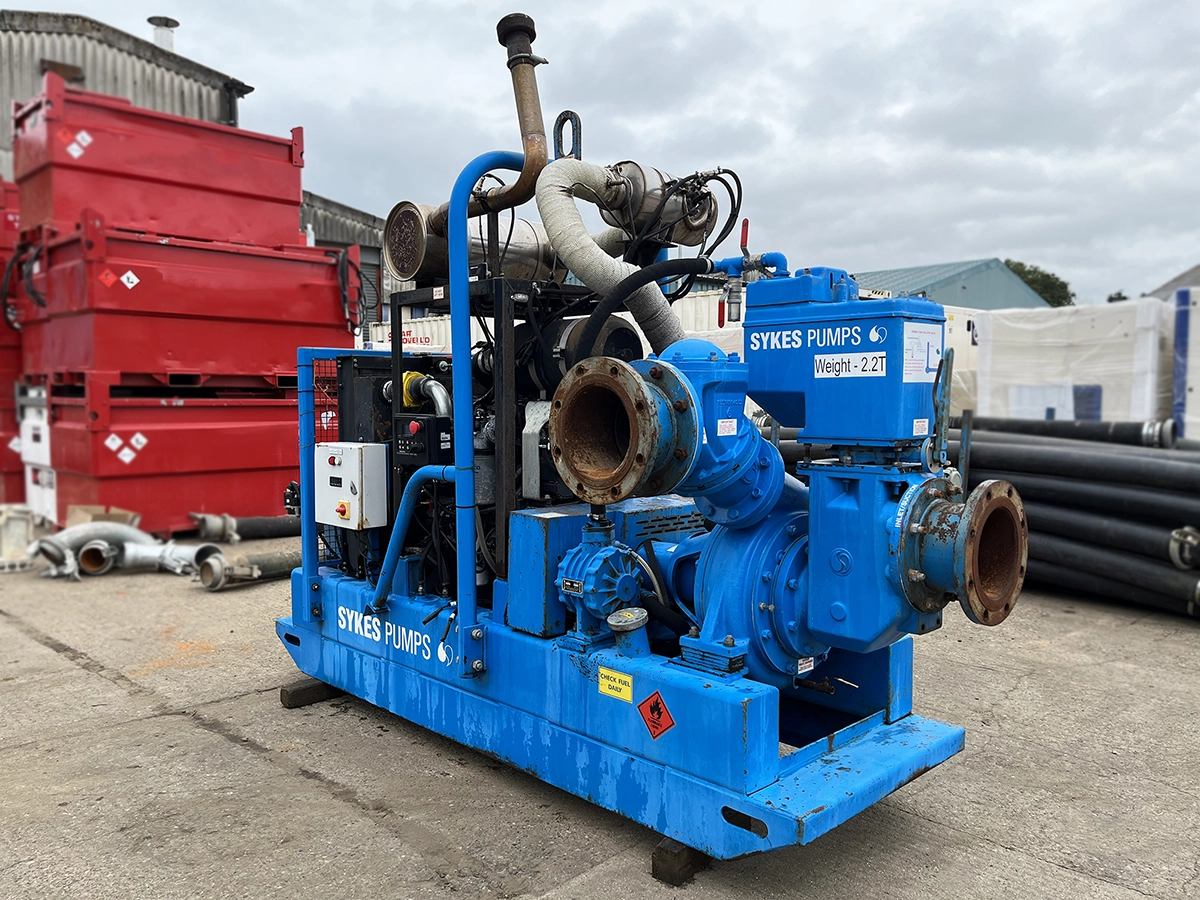 Used Sykes GP200M Tier 5 8inch Pump | Stuart Pumps Ltd