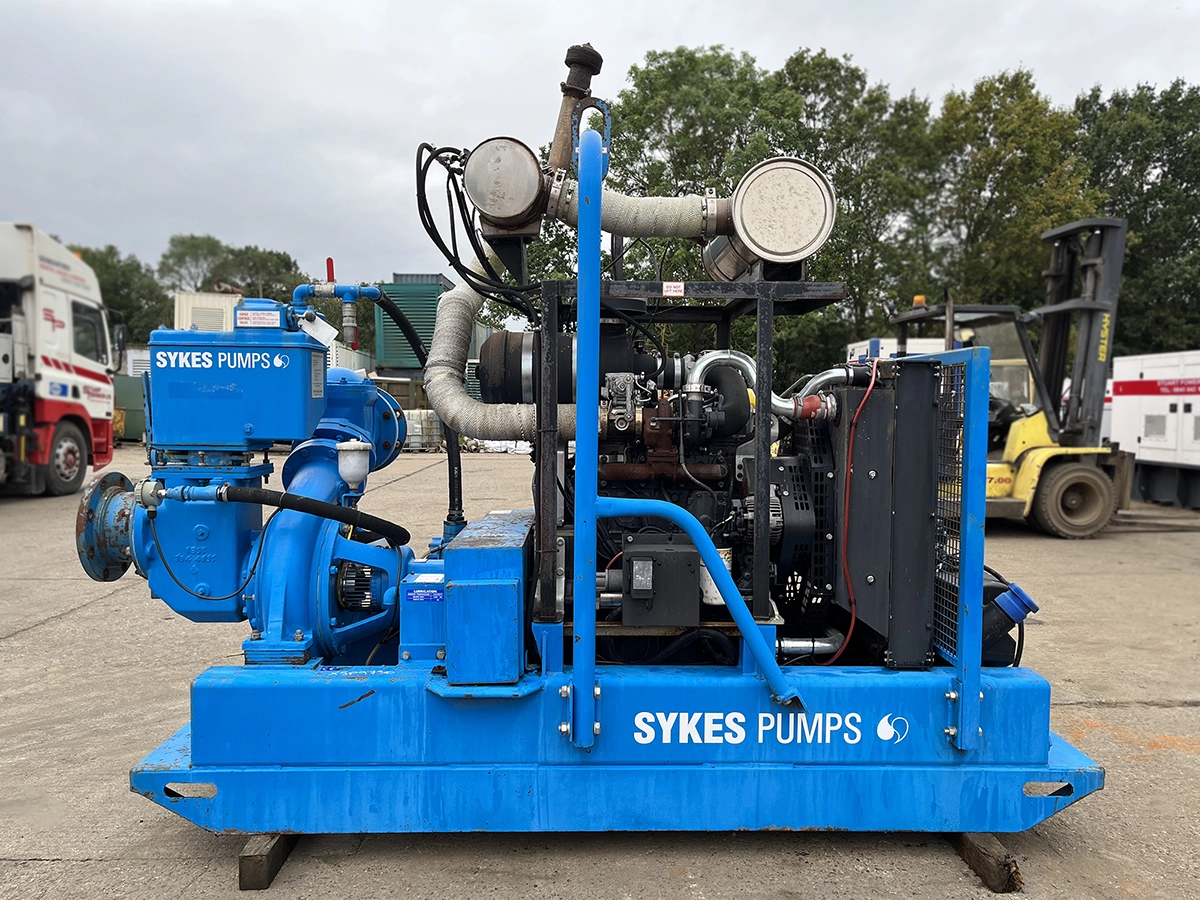 Used Sykes GP200M Tier 5 8inch Pump | Stuart Pumps Ltd