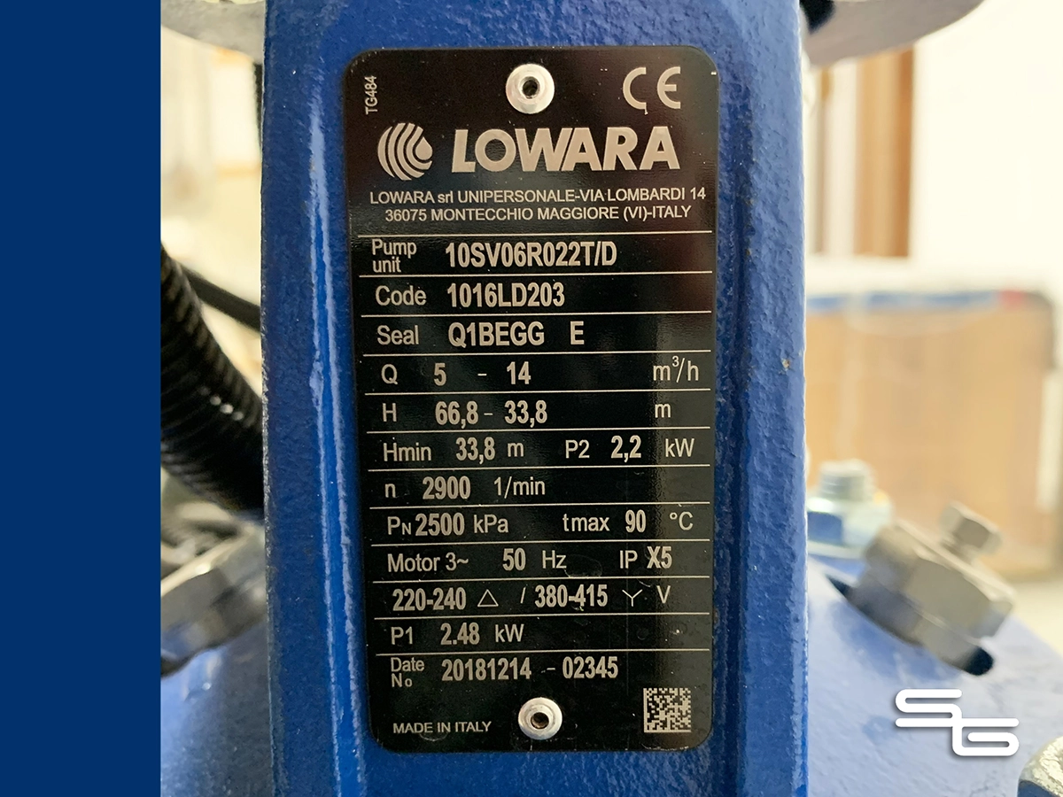 Used Lowara Treble Booster Set for Sale in UK | Stuart Pumps Ltd
