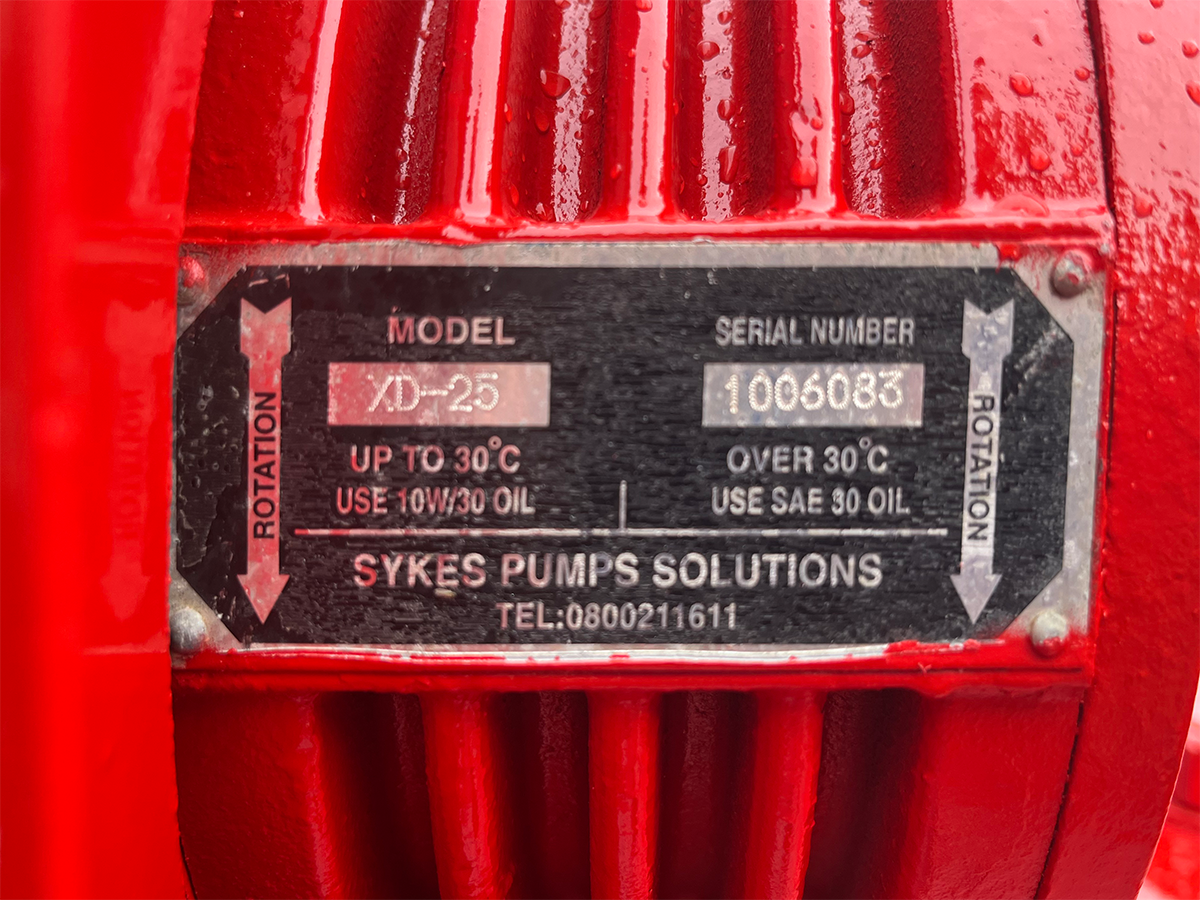 Used Sykes MH150/100 6inch Water Pump for Sale | Stuart Pumps Ltd