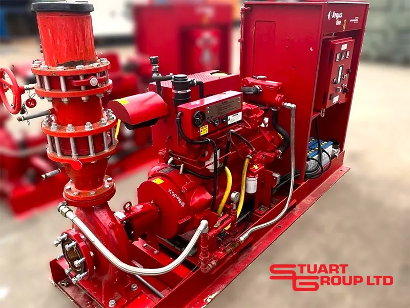 Sold Used Grundfos FK150-125 320 Fire Pump XSP9818 | Stuart Pumps Ltd