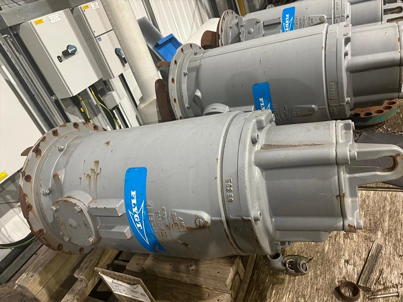 Sold Used Flygt 90kW Storm Water Pumps for Sale UK | Stuart Pumps Ltd