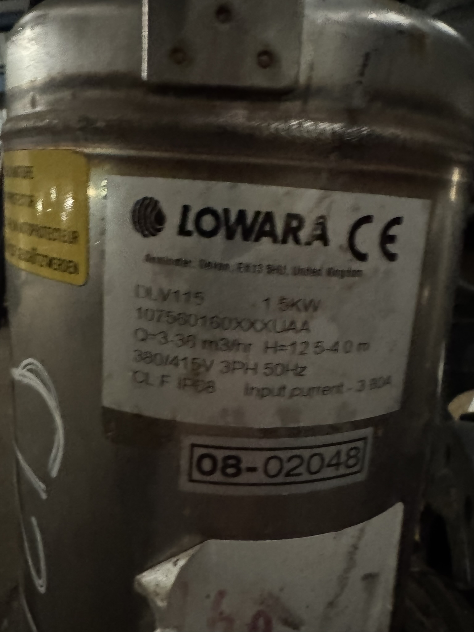 Used Lowara DLV150 Submersible Pump for sale | Stuart Pumps Ltd