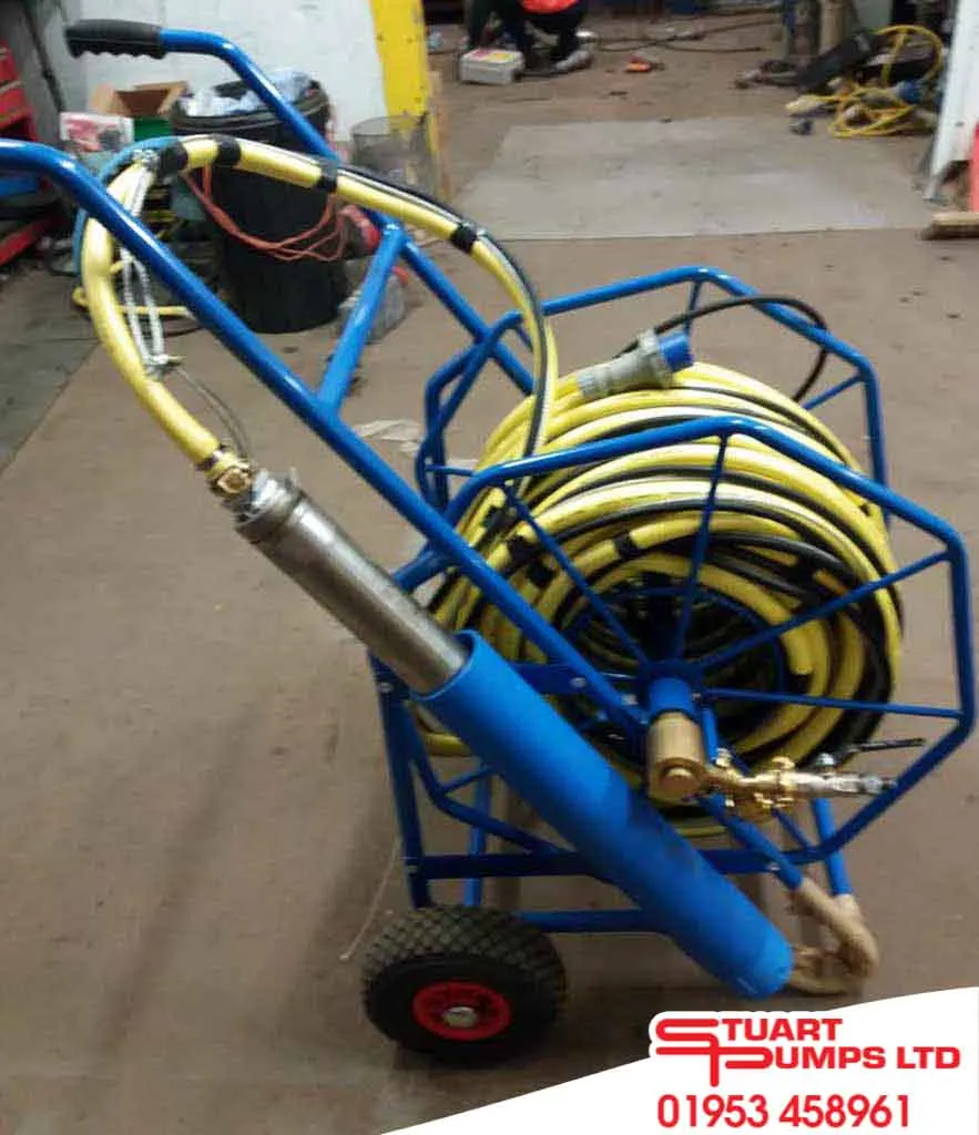 Sold Portable Submersible Pump & Hose Trolley For Sale | Stuart Pumps Ltd