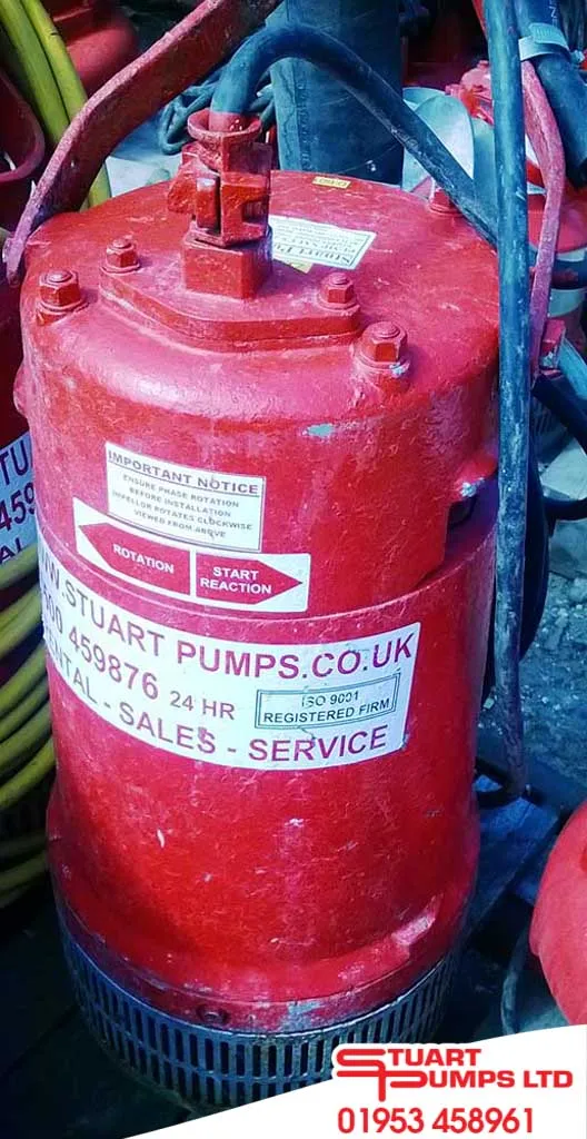 Sold Used Flygt 2125 HT Submersible Drainage Pump | Stuart Pumps Ltd