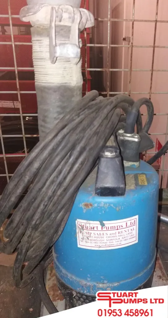 Sold Used Tsurumi LB480 Submersible Drainage Pump | Stuart Pumps Ltd