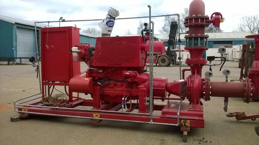 Sold Used SPP KP15Y FM Approved Fire Pump Set | Stuart Pumps Ltd