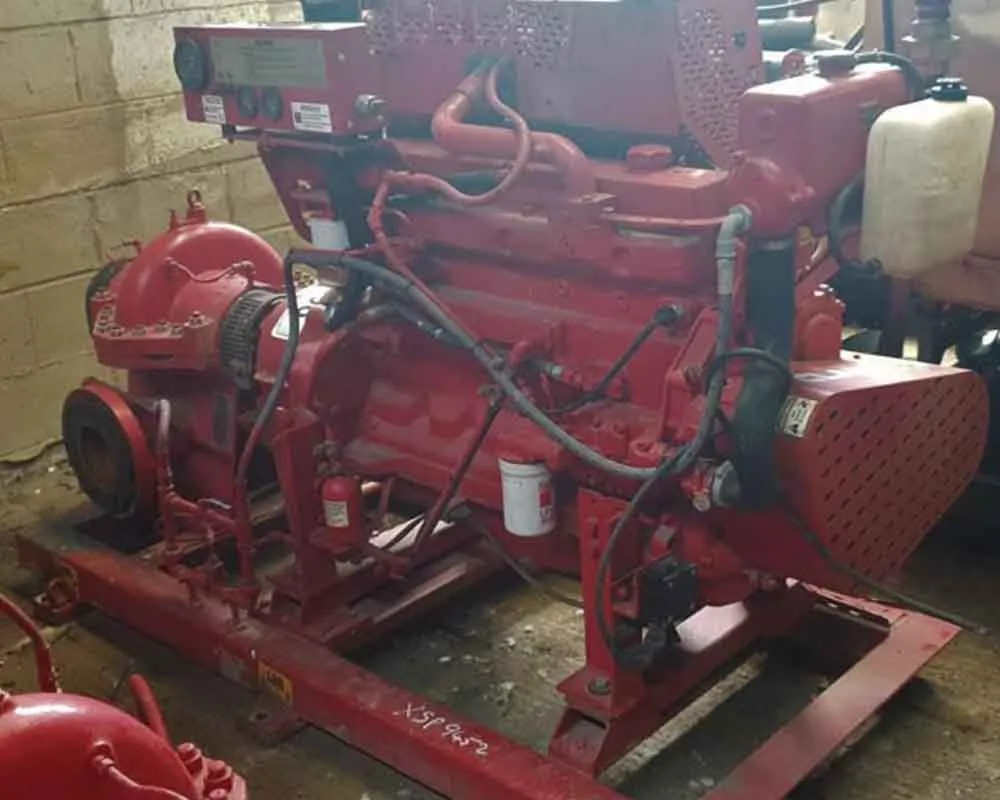 Sold Used SPP TD15F LPCB approved fire pump set | Stuart Pumps Ltd